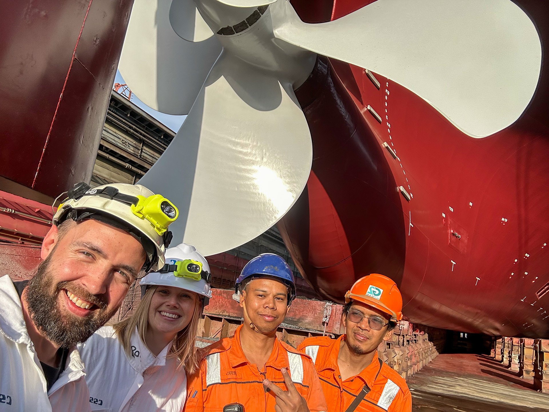 Testing the world's "strongest material" as hull coating - Grieg ...